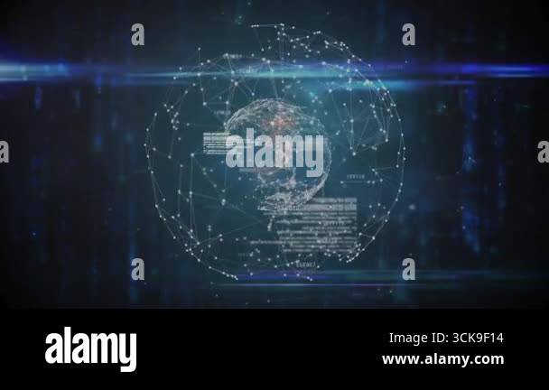 Digital sphere materializing, scan beam sweeping, red core pulsing into numeral 3, code forming ...