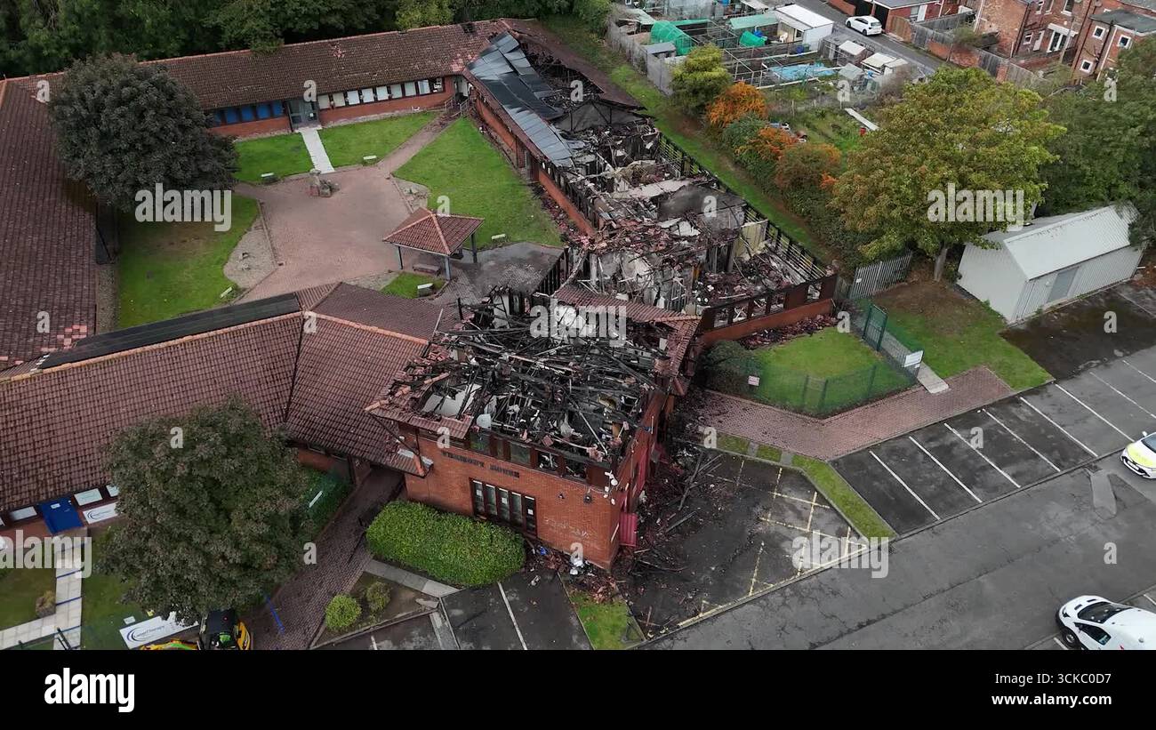 Police investigating fire at Labour MP’s constituency office Stock ...