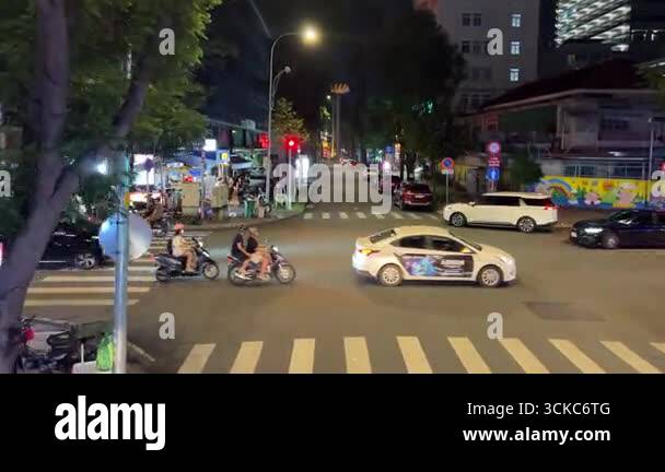 Ho Chi Minh City Nights, Bason Bridge Night With Lights, Bason Bridge ...