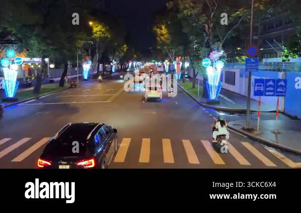 Ho Chi Minh City Nights, Bason Bridge Night With Lights, Bason Bridge ...