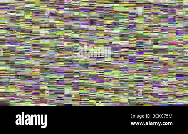 Video screen damage glitch distortion background, abstract noise effect ...