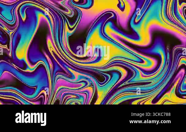 Vibrant VHS style rainbow teal white psychedelic grainy gradient color ...