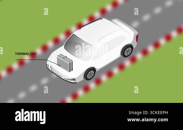 Animation depicting the assembly of an electric car Stock Video Footage ...