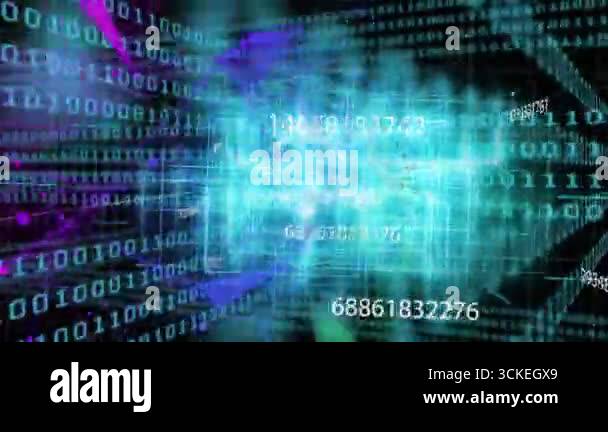 Turquoise Mesh Grid Emerging Initiating Numbers Floating And Arrows Orbiting Visualizing Data