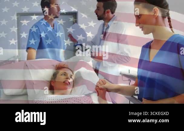 Doctor flipping chart triggers animated care plan appearing at bedside ...