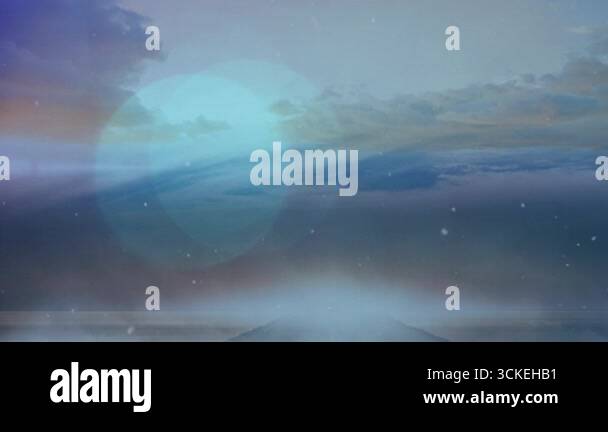 When teal orbs drifting into view spark fading clouds and floating particles creating dreamlike ...