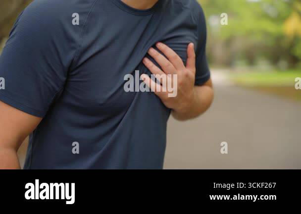 Sportsman experiences sudden chest pain and heart attack symptoms while ...