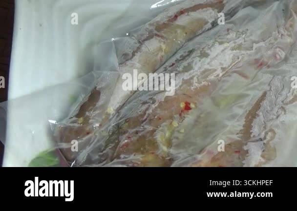 Dried marinated sea fish Stock Video Footage - Alamy