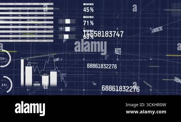 After Dashboard Loading Interface Showing Tables Gauges Bars Lines Pie Charts Animating
