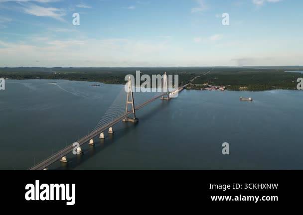 Kong Kong, Johor, Malaysia - Apr 29 2024: Aerial perspective reveals ...