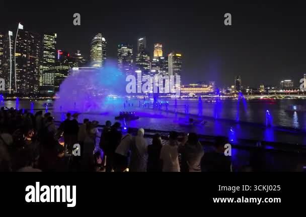 Marina Sand, Singapore - Jul 17 2024: Reflections of Spectra - A Light ...