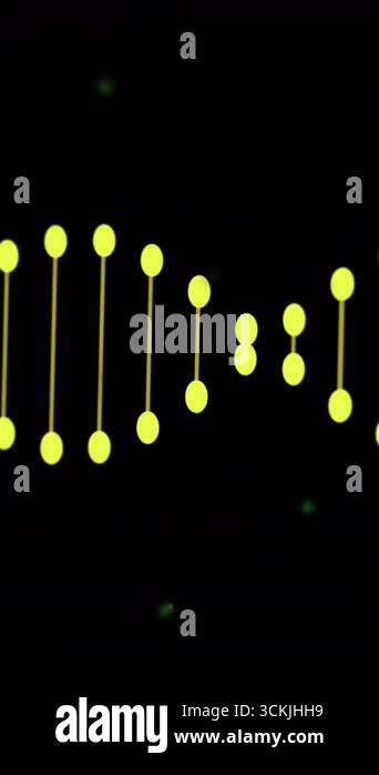 DNA strand and chemical formulas, scientific data processing. Science ...