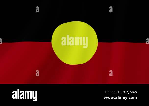 Waving australian aboriginal flag Stock Videos & Footage - HD and 4K ...