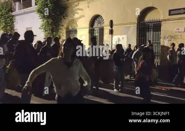 Montevideo, Uruguay: August 28 2025: Candombe parade and people ...