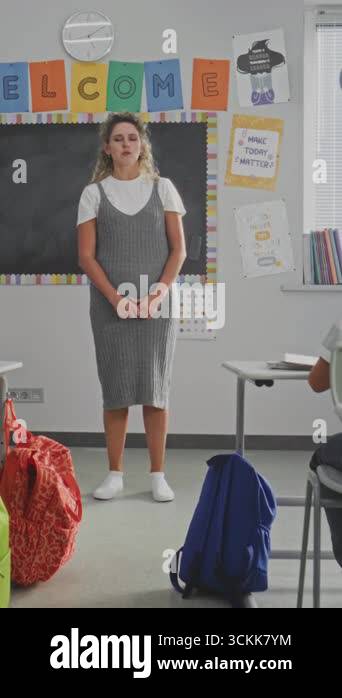 Teacher Inviting Construction Worker, Man Speaking to Students About ...