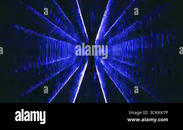 Vibrant blue abstract animations create intricate patterns, offering a ...
