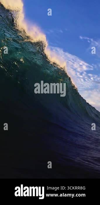 Ocean waves are a mesmerizing sight, their turquoise waters rising and ...