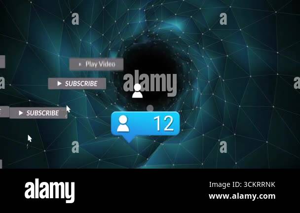 Sub bubble in mesh tunnel starting sliding subscribe pop-ups and ...