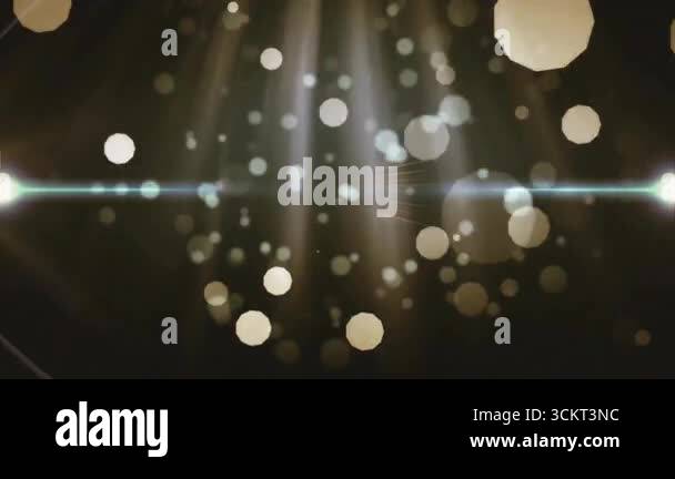 Large hexagon glow emerging, golden bokeh drifting, lens flare pulsing ...