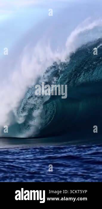 Ocean waves are a mesmerizing sight, their turquoise waters rising and ...