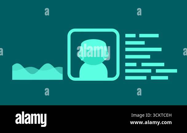 An illustrated digital ID card on a screen, representing identity ...