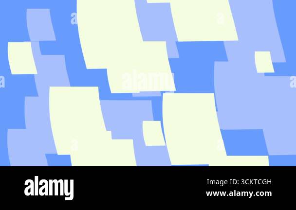 Abstract arrangement of rectangular digital blocks in blue tones, representing data systems ...