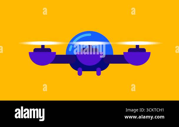 A futuristic drone equipped with high-tech sensors and AI navigation ...