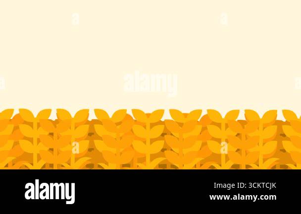 A field of golden crops symbolizing agriculture, growth, and the ...