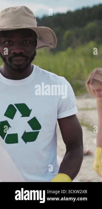 Community members engage in an environmental cleanup, promoting ...
