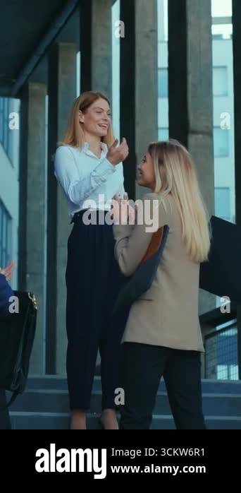 There is a dynamic and engaging interaction among professional women ...