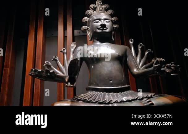 Bronze multi armed deity statue Stock Videos & Footage - HD and 4K ...