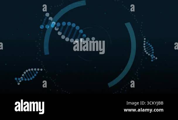 Particles initiating DNA helix fragments drifting into rings revealing ...