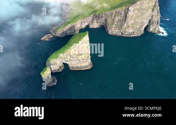 Discover the stunning Drangarnir cliff in the Faroe Islands, where ...