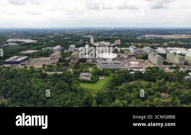 Ruhr university, Bochum university. Education institution, campus ...
