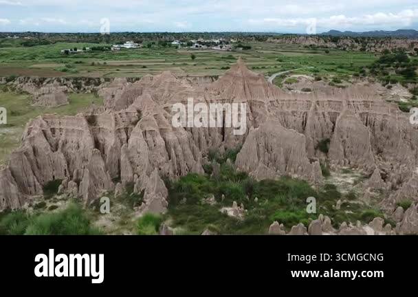 Hathiya Canyon in Sohawa Pakistan Formed Over Centuries Showing Natural ...