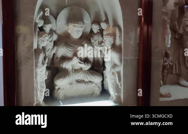 Ancient Gandharan Buddha Statues Depicting Key Historical Events ...