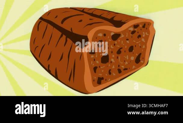 Vector illustration stylized loaf Stock Videos & Footage - HD and 4K ...