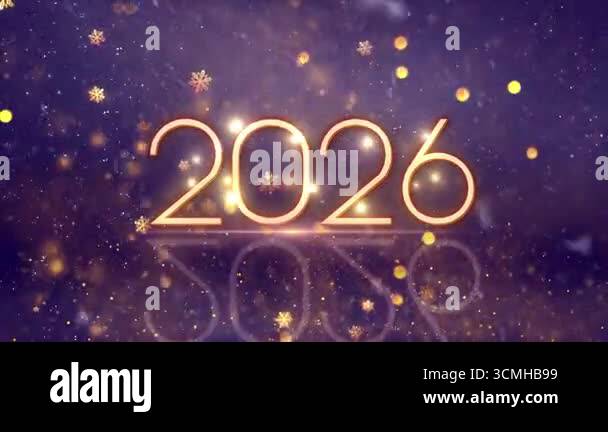 4K, 3840 x 2160 Pixels Resolution, 2026 Happy New Year Wishes ...