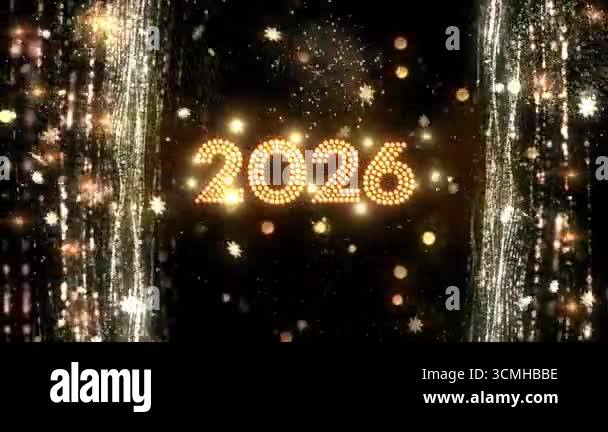 4K, 3840 x 2160 Pixels Resolution, 2026 Happy New Year Wishes ...