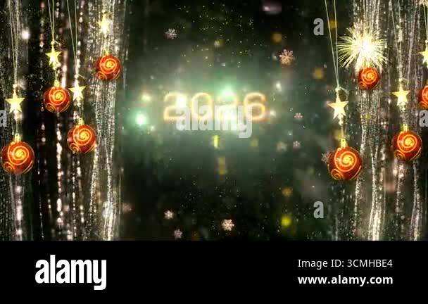 4K, 3840 x 2160 Pixels Resolution, 2026 Happy New Year Wishes ...