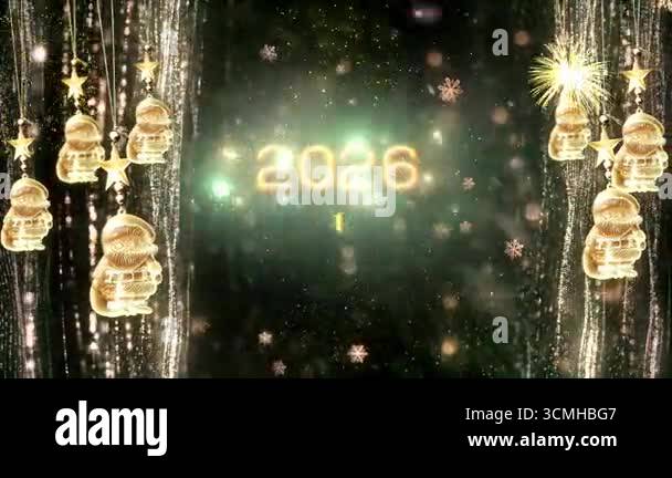 4K, 3840 x 2160 Pixels Resolution, 2026 Happy New Year Wishes ...