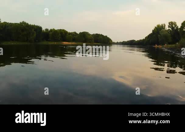 Rising water on the river close-up Stock Video Footage - Alamy