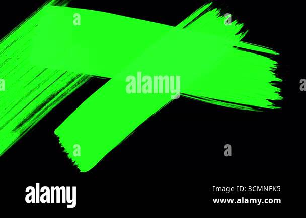 Paint brush strokes transition, hand drawn white paintbrush strokes ...