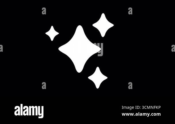 Sparkle star icons, Cute star, star and sparkle shape Stock Video ...