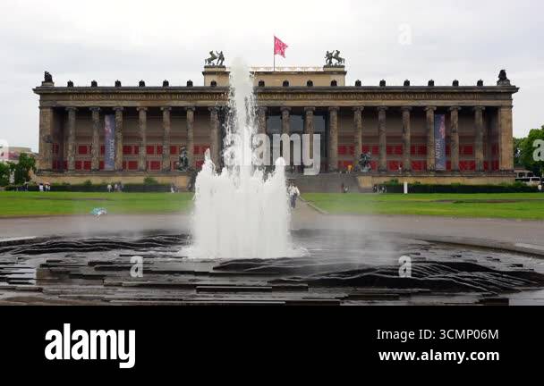 Berlin, Germany - June 1, 2025: Dramatic view of Altes Museum featuring ...