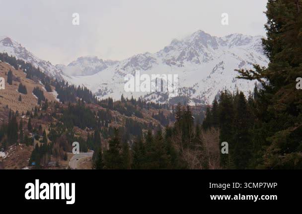 9 April 2025, Medeo Shymbulak Mountain Resort, Almaty Kazakhstan Stock ...