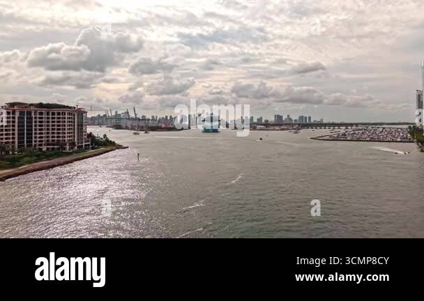 Cruise in summer vacation. cruise line. Cruise ship tour. Ship travel ...