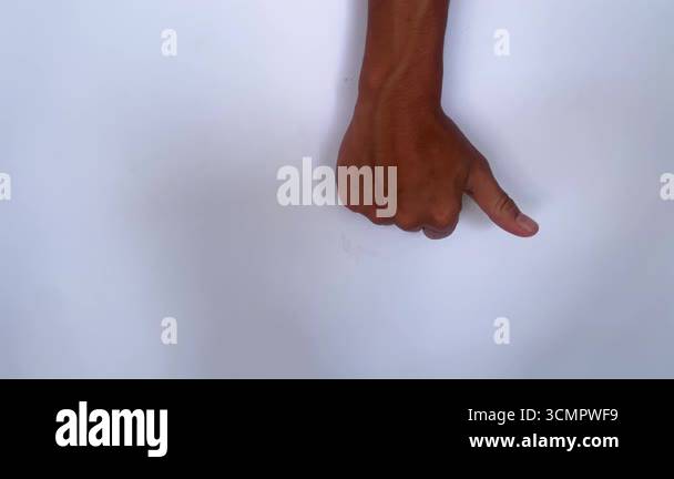 A hand shows its fingers from one to five, serving as a simple learning ...
