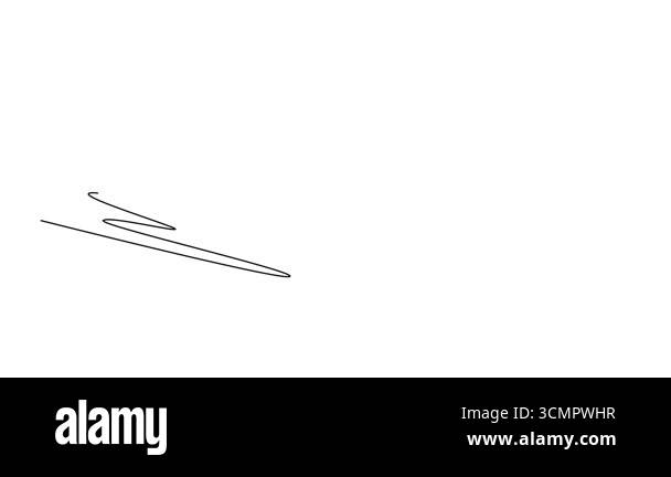 Self drawing animation of single line draw woman surfer athlete on the ...