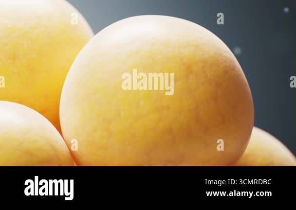 Breaking down of fat cells structure, 3d rendering Stock Video Footage ...